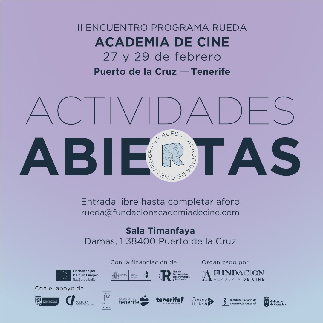 El programa ‘Rueda Academia de Cine’ vuelve a convertir a Puerto de la Cruz en espacio para el ...